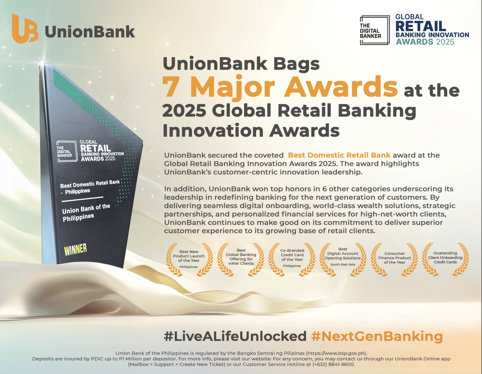 UnionBank wins big at 2025 Retail Banking Awards - Good Morning Baguio