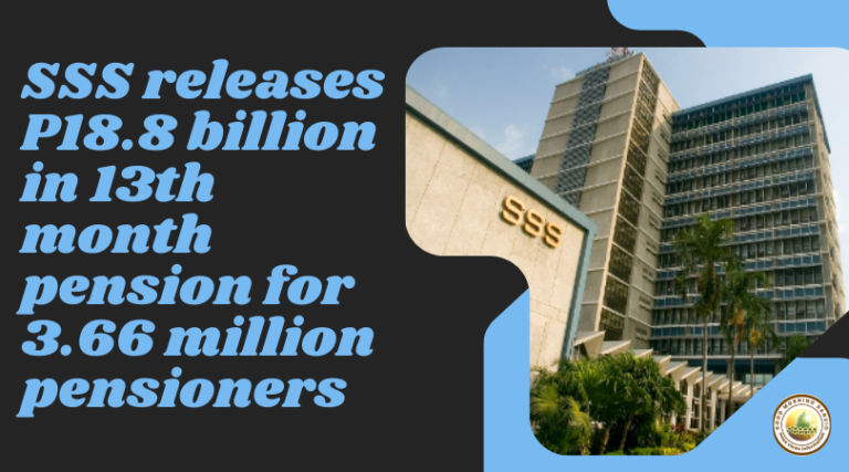 SSS releases P18.8B 13th month pension to members - Good Morning Baguio